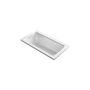 KOHLER Archer 60 in. x 30 in. Rectangular Soaking Bathtub with ...