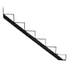 Pylex 6-Steps Steel Stair Stringer black 7-1/2 in. x 10-1/4 in ...