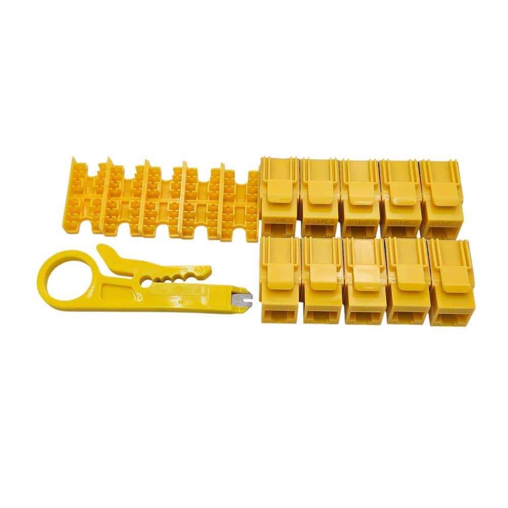 Micro Connectors, Inc CAT6 Unshielded Punch Down Keystone Jack with ...