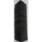 Novik 21.25 in. x 6.10 in. Stacked Stone Corner Vinyl Siding in Onyx (5 ...