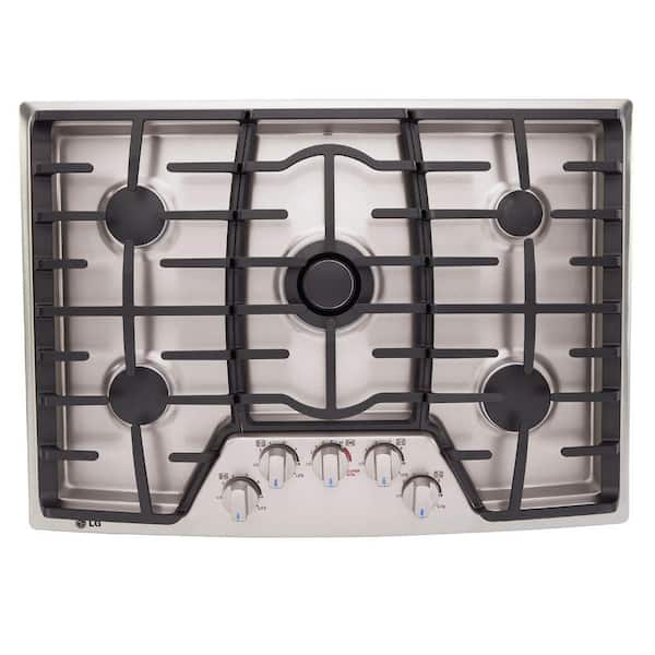 Reviews for LG 30 in. Recessed Gas Cooktop in Stainless Steel with 5 ...