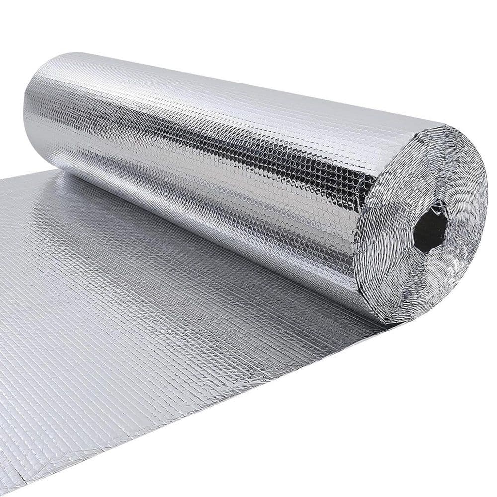 Laybus Reflective Insulation Sheet 3. 6mm Thick, 24in. x 16ft. Aluminum ...