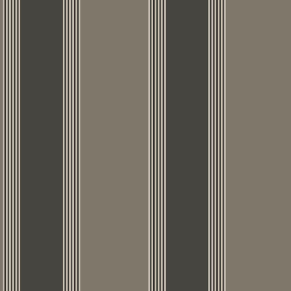 Italian Style Black Classic Vertical Stripe Design Matte Finish Vinyl ...