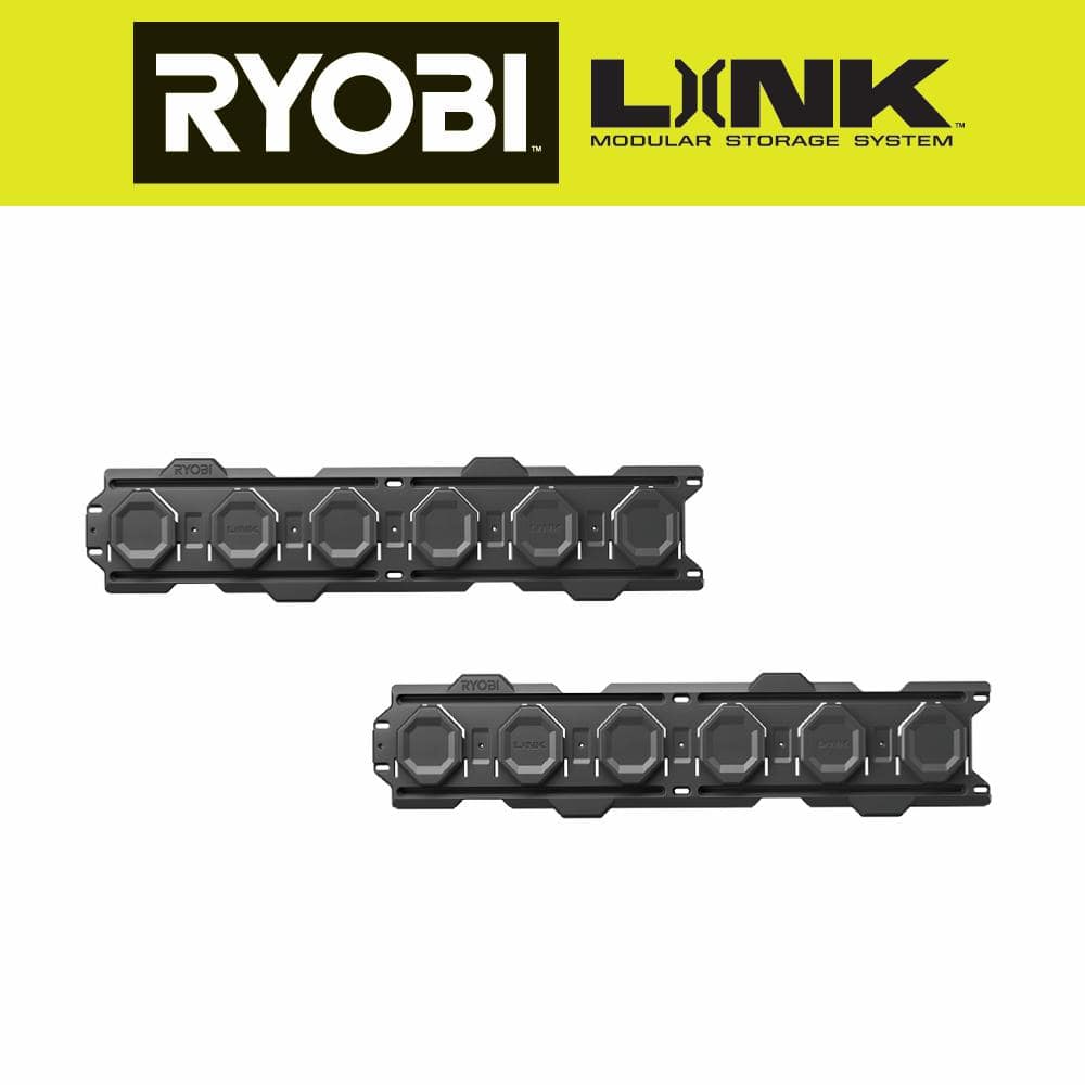 RYOBI LINK Wall Rails (2-Pack) STM504 - The Home Depot