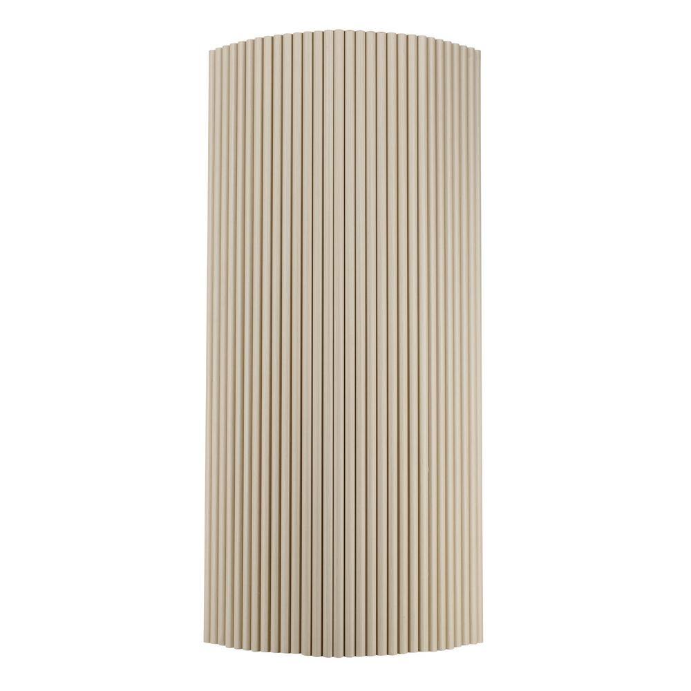Ejoy 106 in. x 24 in. x 0.43 in. Wood Half Circle Flexible Multi ...