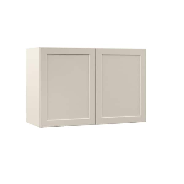 Hampton Bay Designer Series Melvern 36 in. W x 15 in. D x 24 in. H Assembled Shaker Deep Wall ...