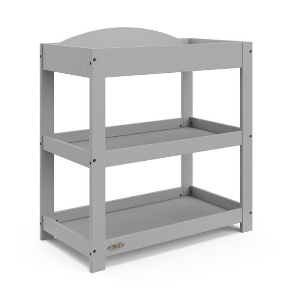 Graco Pebble Gray Changing Table Customizable With Water Resistant Graco Pebble Gray Changing Table Customizable With Water Resistant