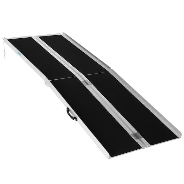 Karl home 7 ft. Non-Skid Aluminum Folding Ramp Suitable Compatible with ...