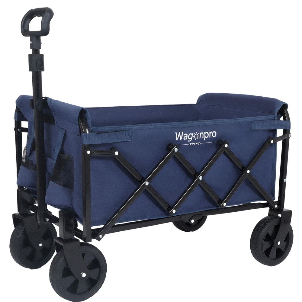 12 cu. ft. Expandable Dual-Layer Utility Wagon, Grocery Cart for ...