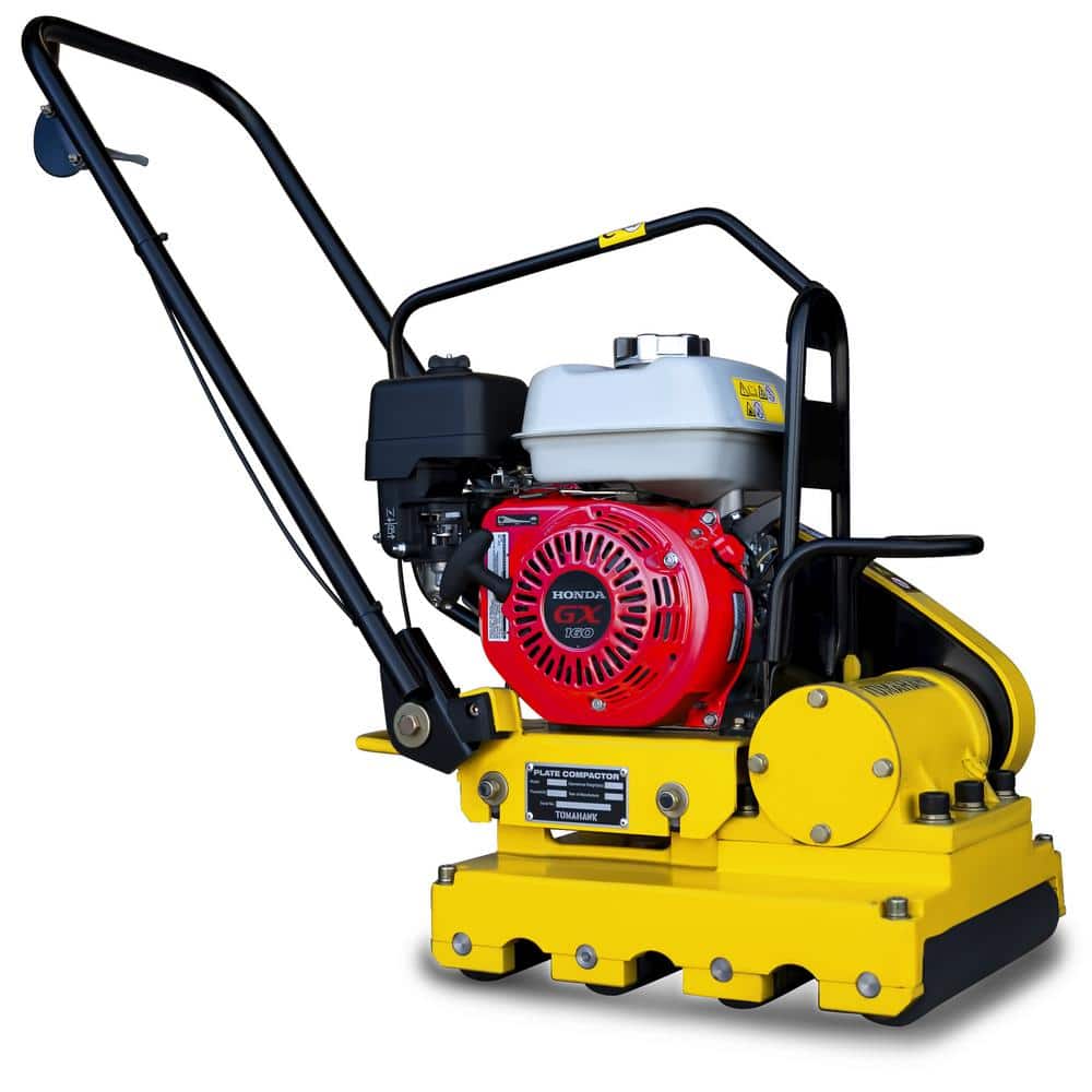 Tomahawk Power 5.5 HP Honda Paver Roller Compactor 17 x 12 for Pavers ...