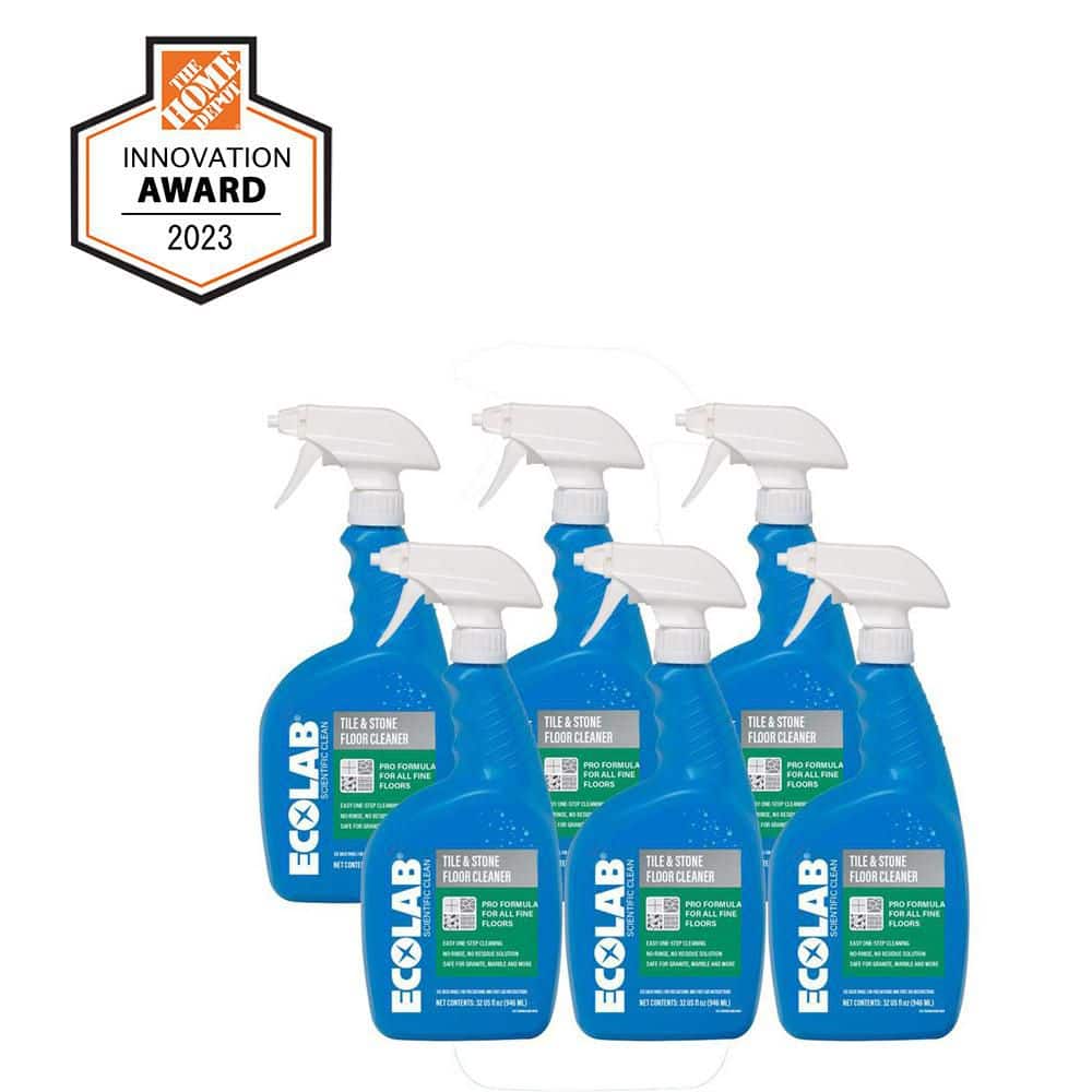 ECOLAB 32 fl. oz. Tile & Stone Floor Cleaner (6-Pack) 7700454C6 - The ...