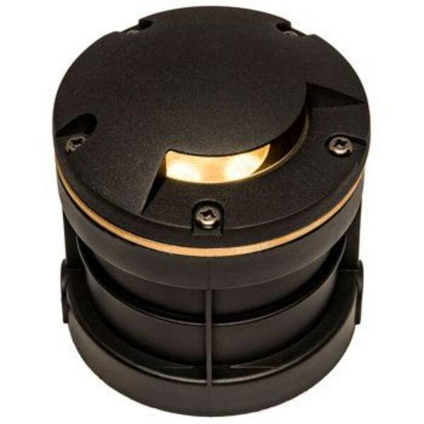 AQLIGHTING Black Hardwired Weather Resistant Well Light with LED Light ...