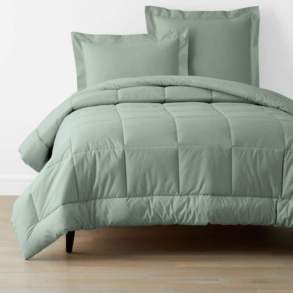 The Company Store Company Cotton Thyme Full Cotton Percale Comforter ...