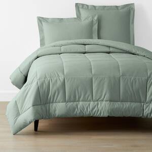 The Company Store Company Cotton Tulum Forest Moss Green Botanical King ...