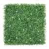 Yaheetech 20 in. x 20 in. Artificial Boxwood Hedge Panel Plastic ...
