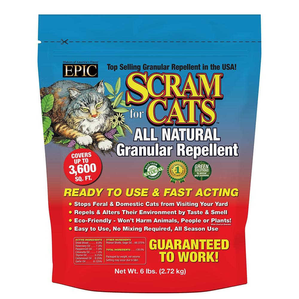 EPIC REPELLENTS 6 lbs. Granular Cat Repellent Bag 152030 - The Home Depot