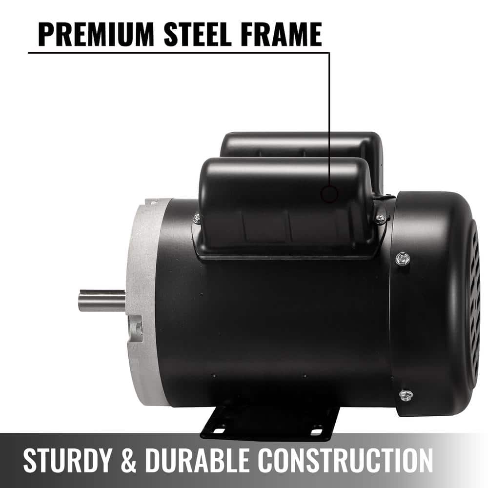 Buy 1.5 HP Compressor Electric Motor 5/8 in. Shaft Diameter 3450 RPM ...