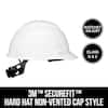3M SecureFit White Cap Style Hard Hat with Ratchet Adjustment CHH-R-W6 ...
