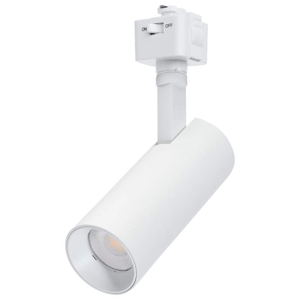 SATCO Matte White 10-Watt CCT Selectable Integrated LED Linear Track ...