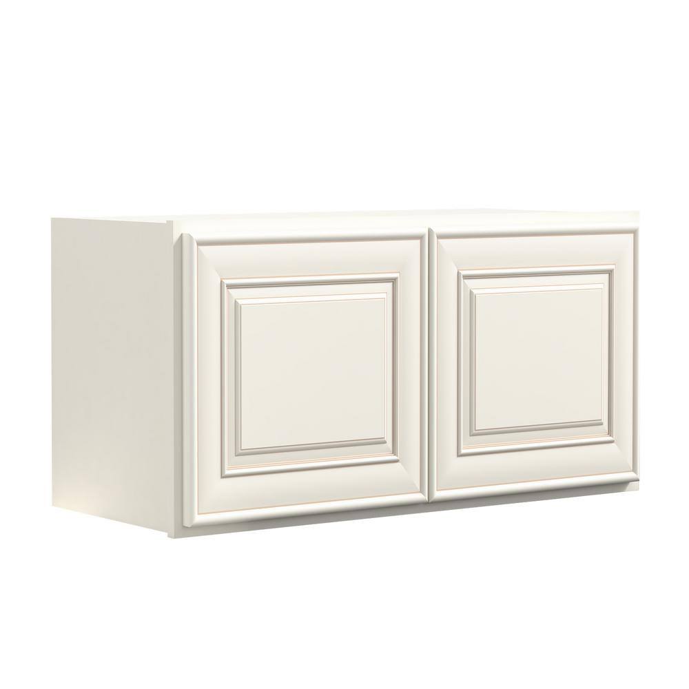 30 in. W x 12 in. D x 18 in. H Cameo White Plywood Ready to Assemble ...