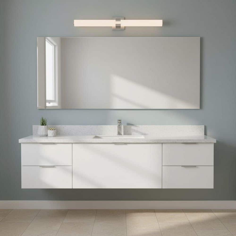HINKLEY Aiden 53.00-Watt Integrated Led Brushed Nickel Integrated Led ...