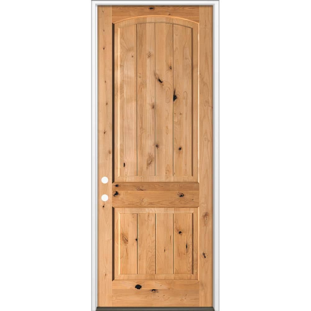 Reviews for Krosswood Doors 32 in. x 96 in. Rustic Knotty Alder Top ...