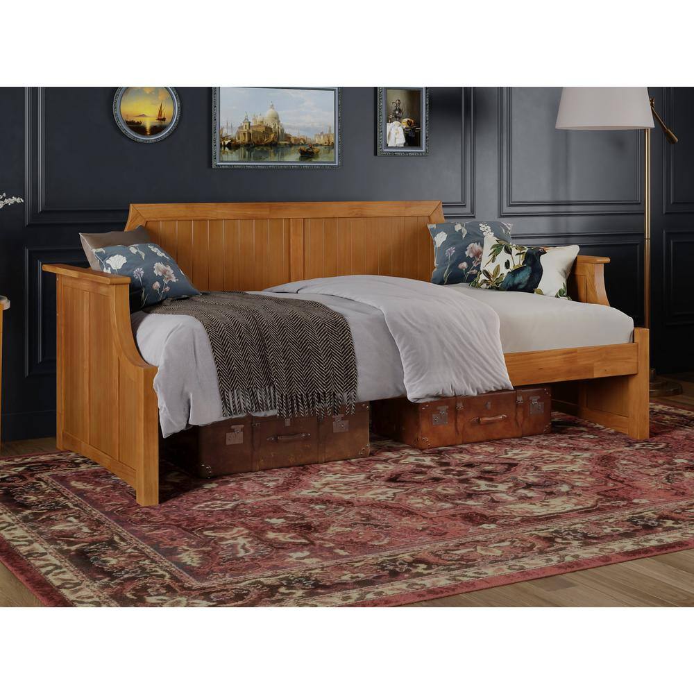 AFI Cambridge Light Toffee Natural Bronze Twin Solid Wood Daybed ...