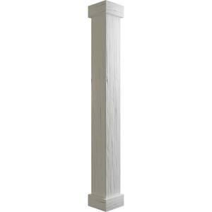 Ekena Millwork 6 in. x 8 ft. River Wood Endurathane Faux Wood Non ...