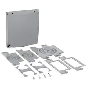 Commercial Electric 2-Gang Non-Metallic Weatherproof Toggle Switch ...