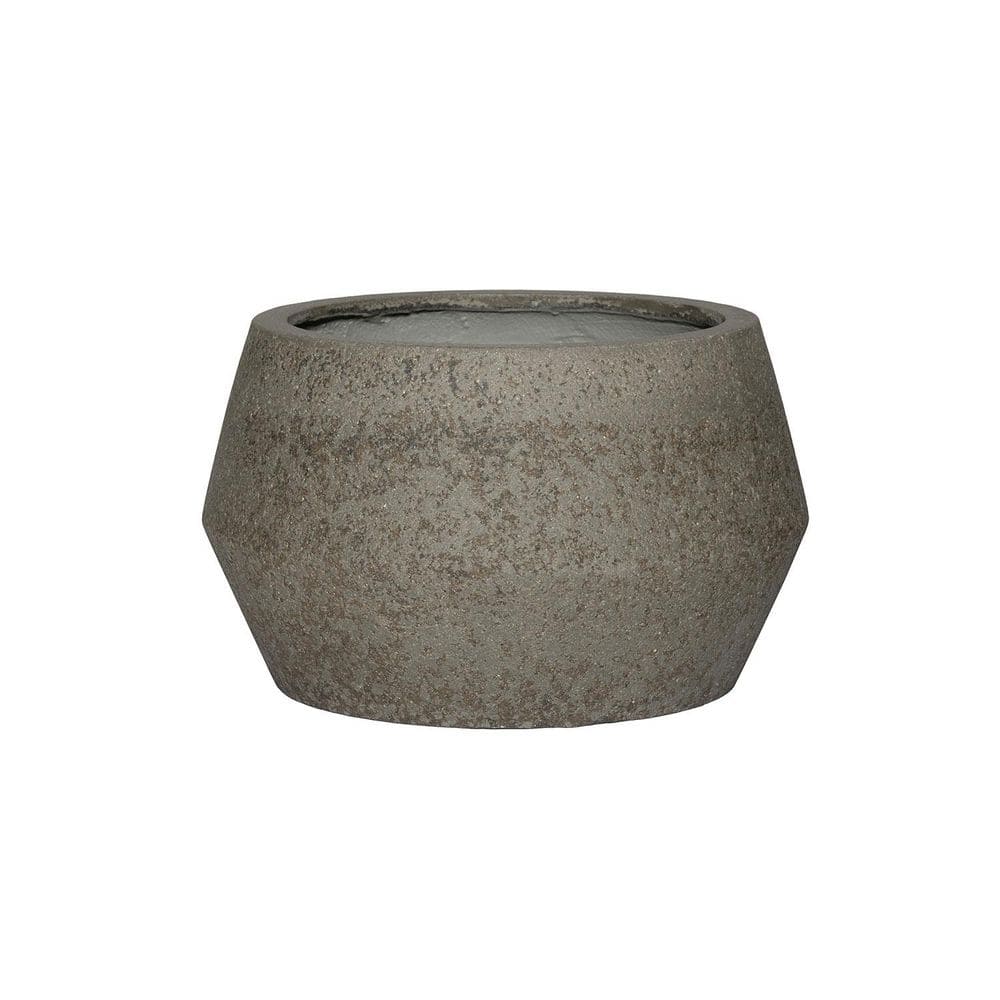 Pottery Pots 12 in H Harley Low L Fiberstone Modern Rustic Planter ...