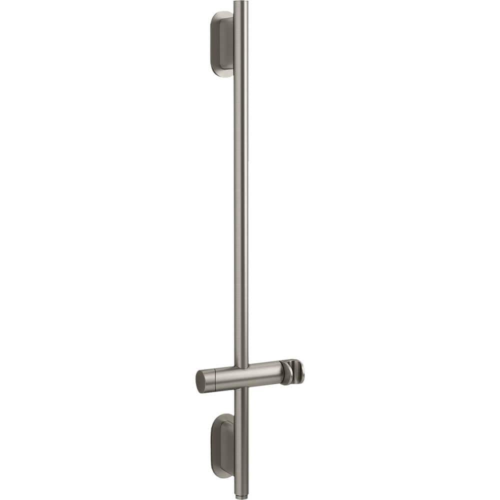 KOHLER Statement 31.9 in. Shower Sleeve, Vibrant Brushed Nickel 26314 ...