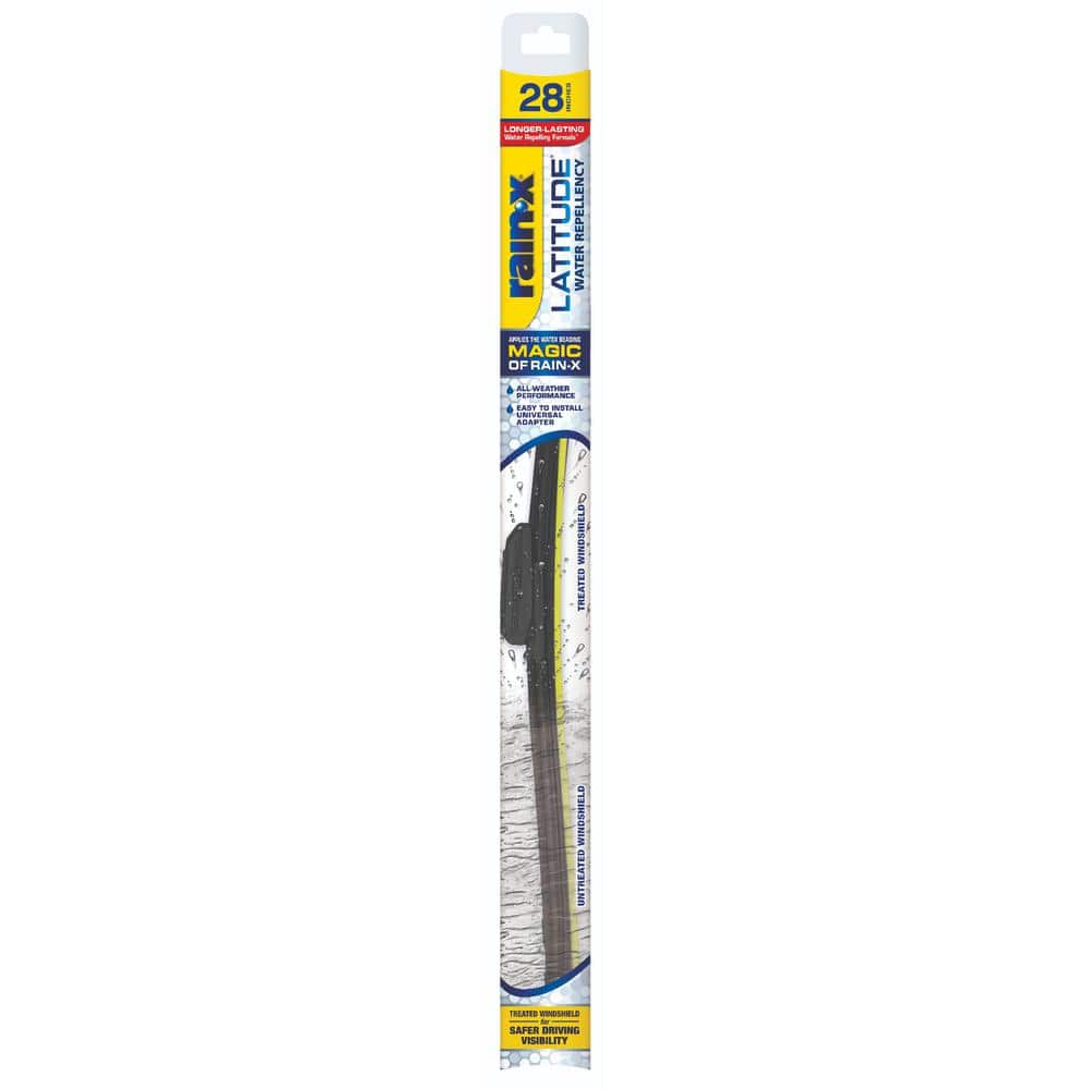 Rain-X 28 in. Latitude 2-in-1 Water Repellency Wiper Blade 5079282-2 ...