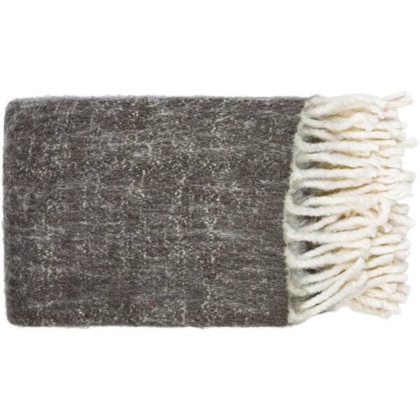 Artistic Weavers Paola Charcoal Throw Blanket S00161046876 - The Home Depot