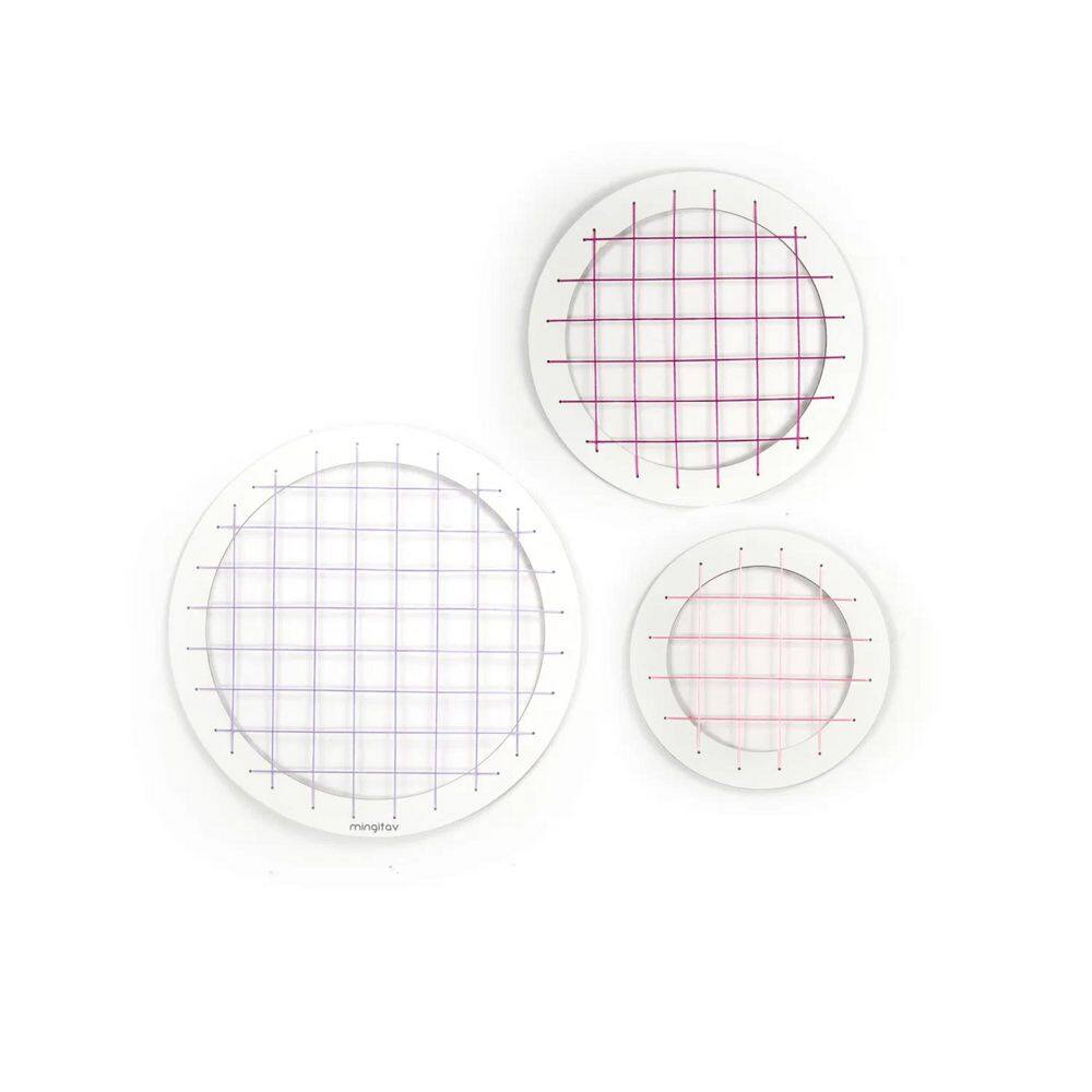 Dracelo 20 in. x 20 in. Framed Round Memory Board Wall Decor 3 Pieces ...