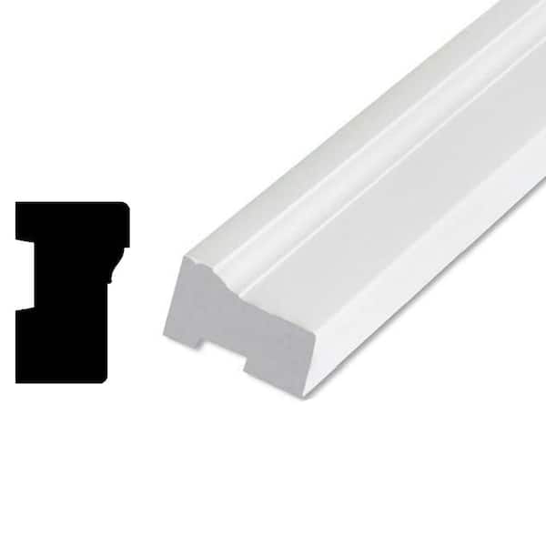 Royal Mouldings 1-1/4 in. D x 2 in. W x 84-1/4 in. L Vinyl Brick ...
