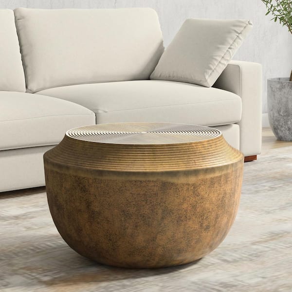 Cast aluminum coffee table store
