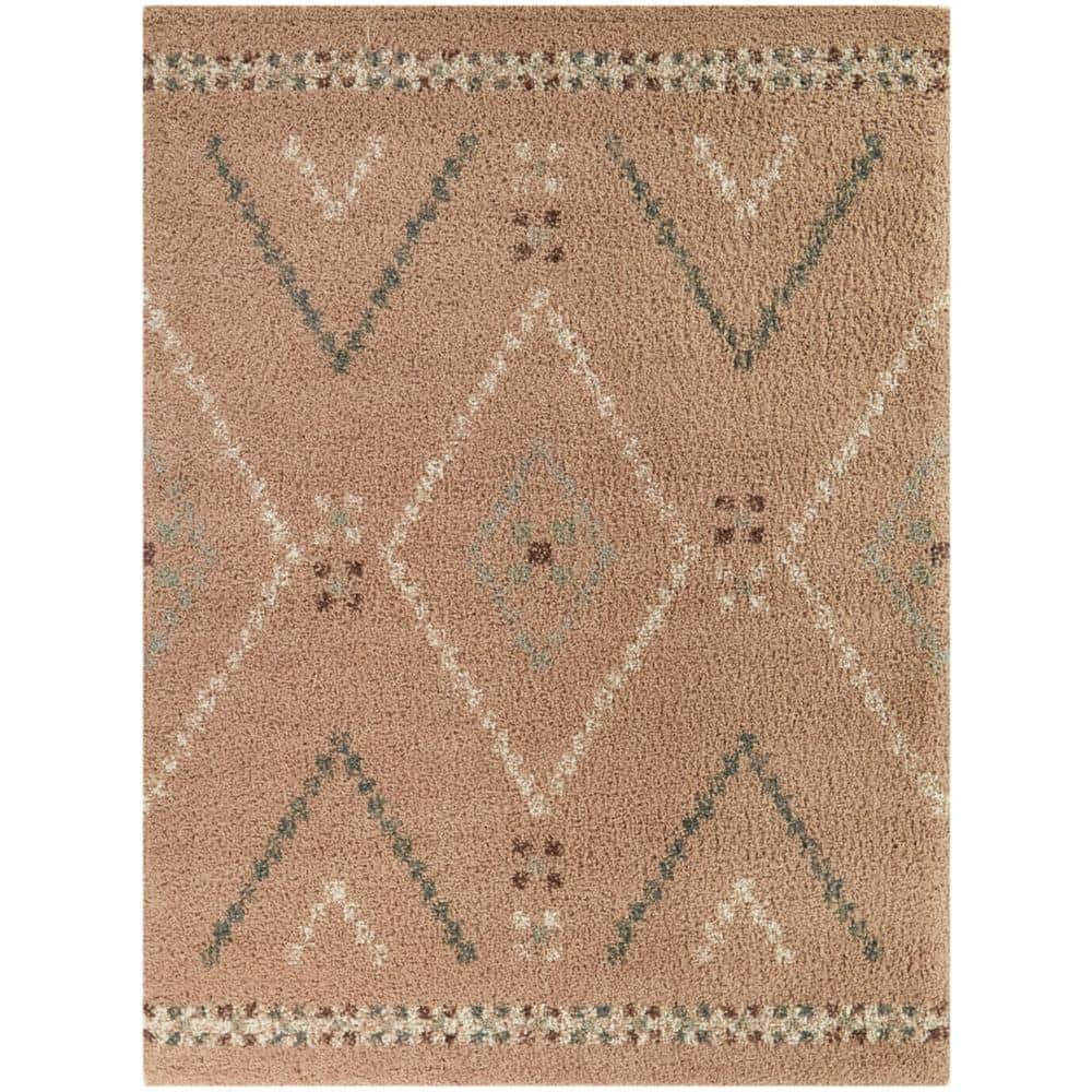 BALTA Culver Pale Pink 8 ft. x 10 ft. Geometric Area Rug 3111220 - The ...