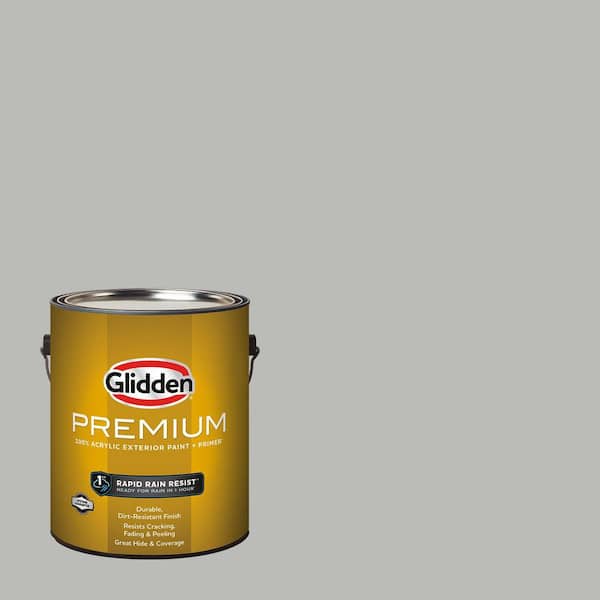 Glidden Premium 1 gal. PPG0994-3 Half Dome Satin Exterior Latex Paint ...