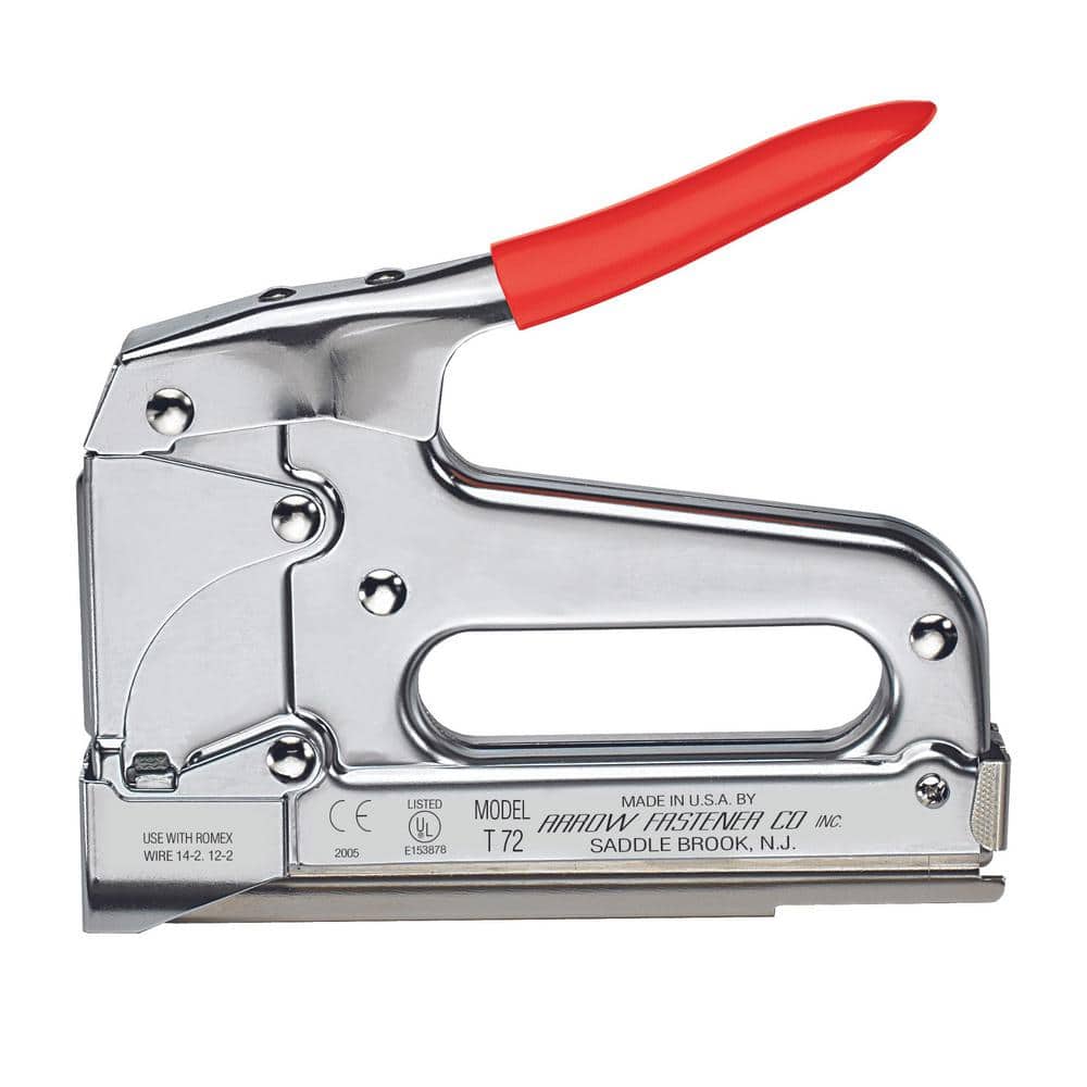 Arrow Heavy-Duty Wire and Cable Staple Gun T72 - The Home Depot