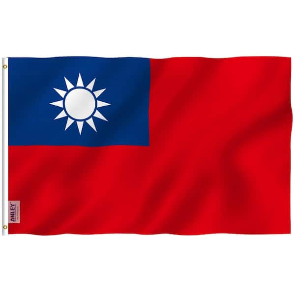 ANLEY Fly Breeze 3 ft. x 5 ft. Polyester Taiwan Flag Republic of China ...