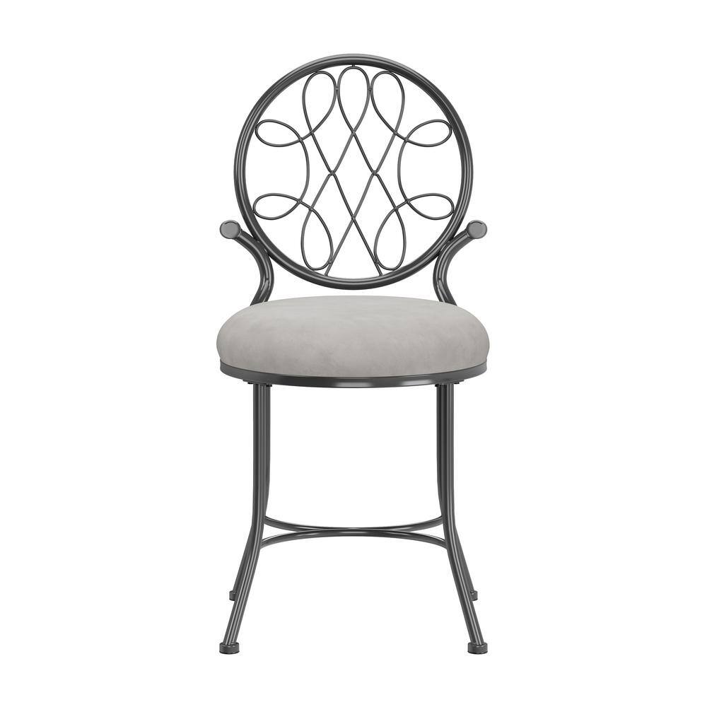 Hillsdale Furniture O'Malley Vanity Bar Stool 50946A - The Home Depot