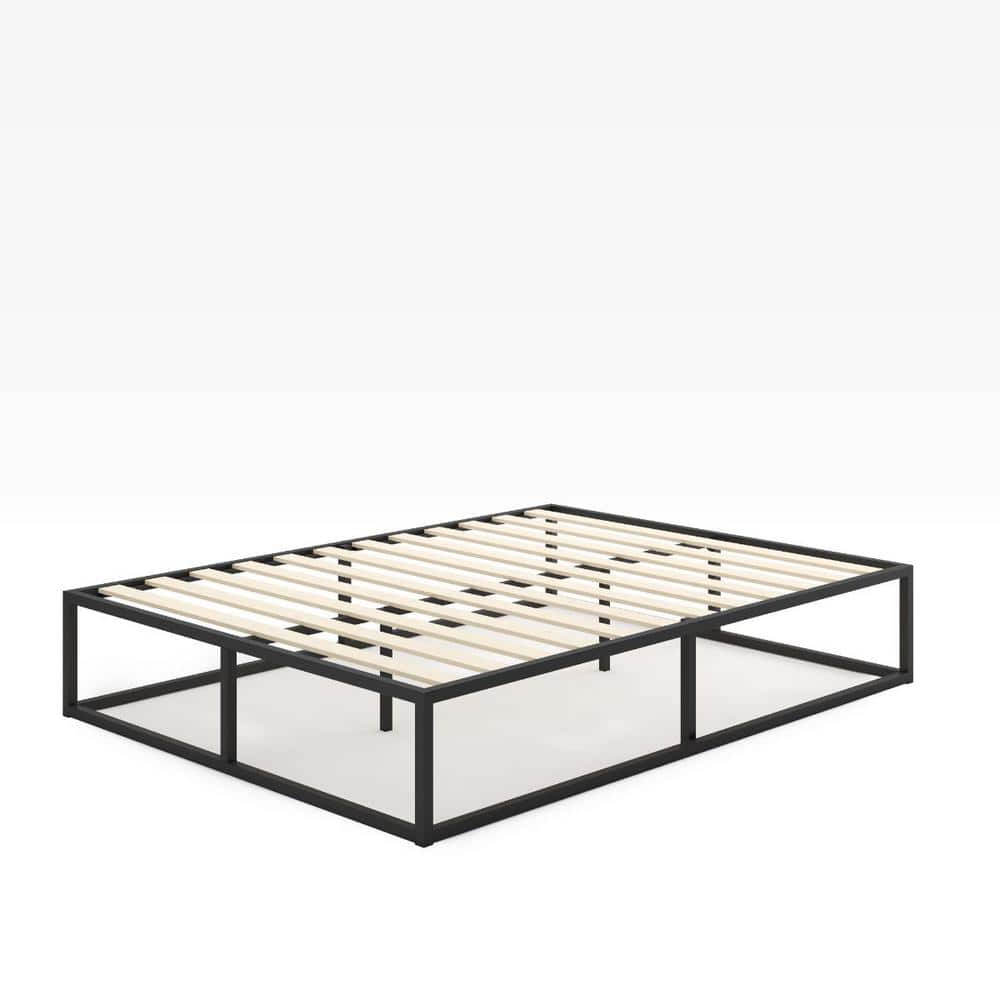Zinus Black Metal Full Platform Bed Frame SPI-TKNS-14F - The Home Depot