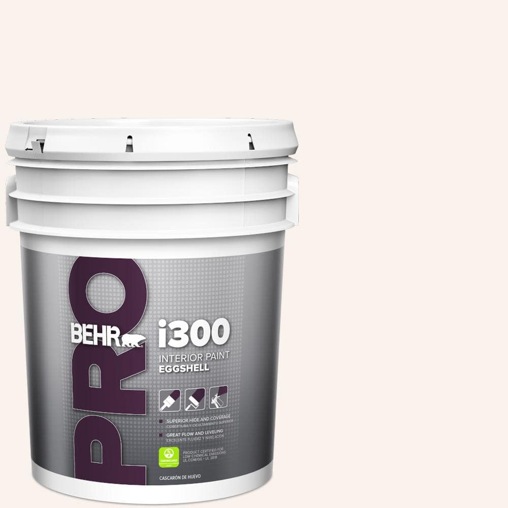 BEHR PRO 5 gal. #RD-W09 Shea Eggshell Interior Paint PR33005 - The Home ...