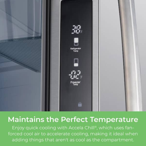 KENMORE 17.5 cu. ft. Counter Depth 3 Door French Door Refrigerator in ...