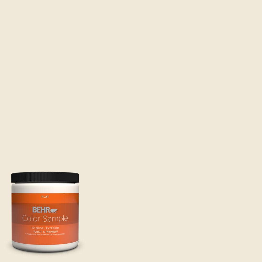 BEHR PREMIUM PLUS 8 oz. #OR-W12 Mourning Dove Flat Interior/Exterior ...