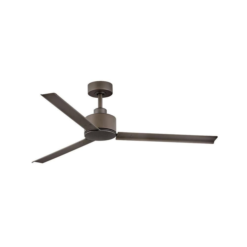 HINKLEY Hinkley Indy 56" 4-Speed Indoor/Outdoor Ceiling Fan, Metallic ...