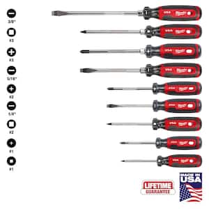 Milwaukee 6 in. 3 Phillips Screwdriver with Cushion Grip with 8 in. 3 16 in. Cabinet Screwdriver with Cushion Grip MT203 MT213 The Home Depot