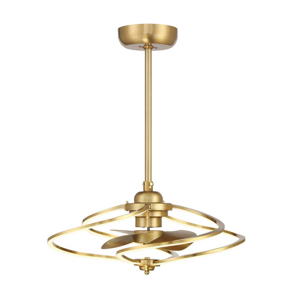 Savoy House Hydra 24 in. W x 11.5 in. H Indoor Warm Brass Integrated ...