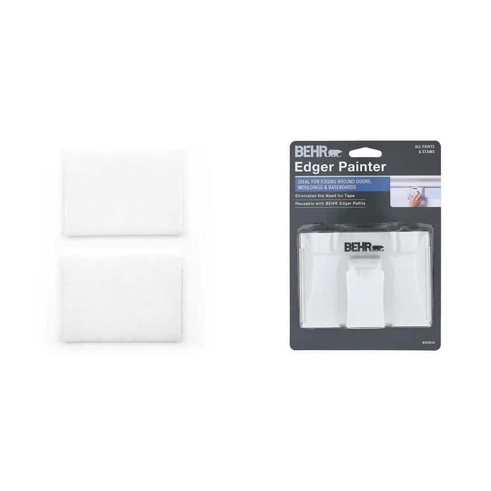 BEHR 5.75 in. Edger Painter with Edger Refill Pads (2-Pack) Combo - The ...