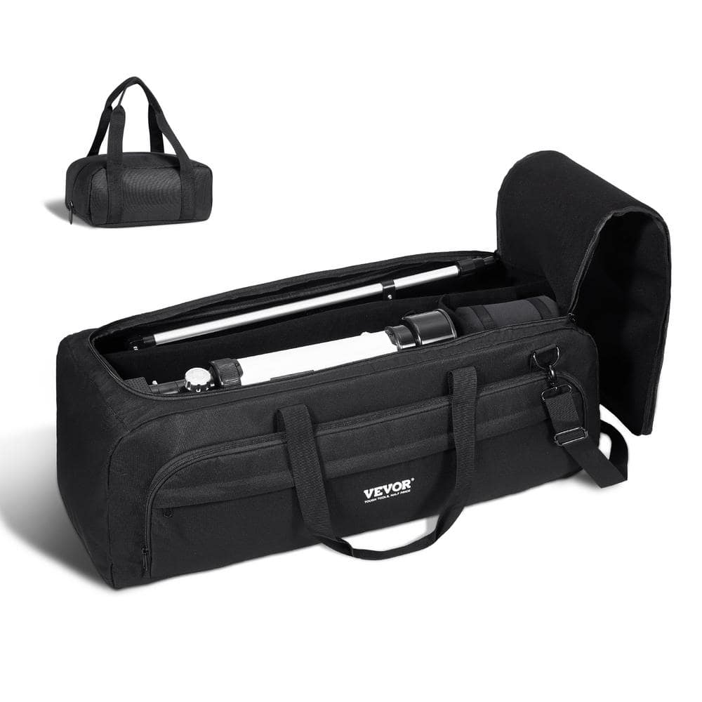 VEVOR 30.3in. Black Telescope Case Telescope Storage Bag with Fixed ...